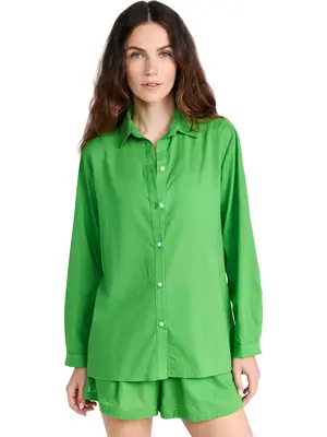 Playa Lucila Playa Lucila Retro Top Green