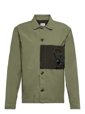 C.P. COMPANY Popeline Cotton Overshirt - Green