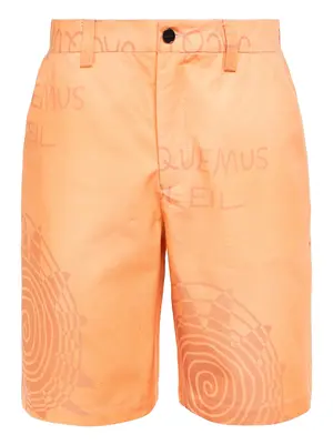 Jacquemus Le Short Tecido Printed Cotton Shorts - Multicoloured