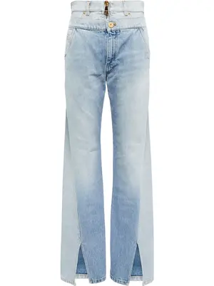 Balmain High-rise Jeans - Blue