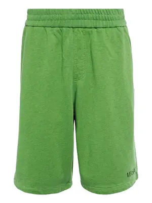 Versace Cotton Jersey Shorts - Green
