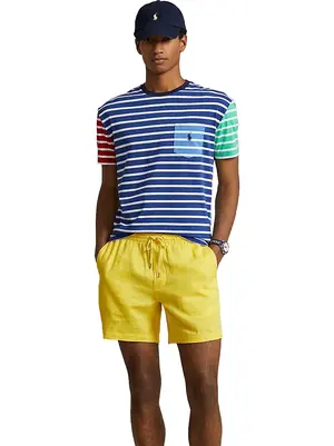 Ralph Lauren 6-Inch Polo Prepster Linen Short Sunfish Yellow