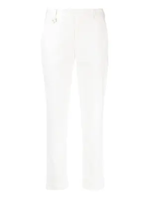 LORENA ANTONIAZZI Lorena Antoniazzi Logo-Charm Cropped Trousers