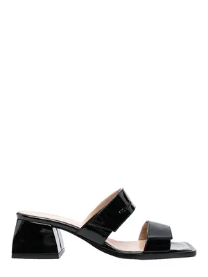 NODALETO Bulla Double-strap 45mm Sandals - Black