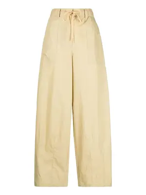 Moncler High-waist Tapered Trousers - Neutrals