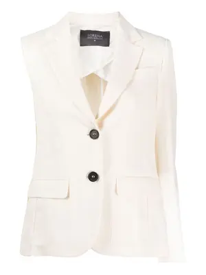 Lorena Antoniazzi Single-breasted Blazer - White