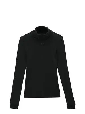 COURREGES Reedition Second-skin Top - Black