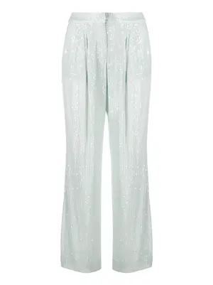 Remain Birger Christensen Sequin-embellished Trousers - Blue