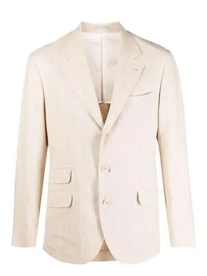 Brunello Cucinelli Single-breasted Tailored Blazer - Neutrals