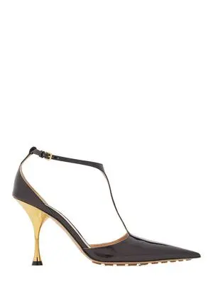 Bottega Veneta Patent Leather Pumps - Black