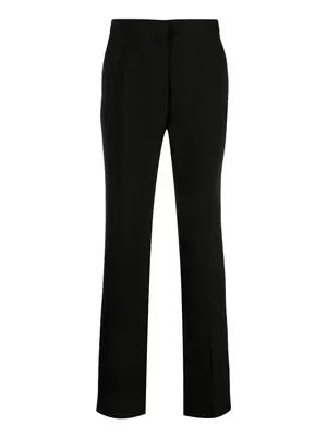 JIL SANDER Pressed-crease Tailored Trousers - Black