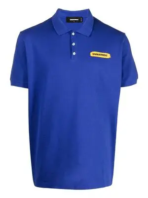 Dsquared2 Logo-print Polo Shirt - Blue