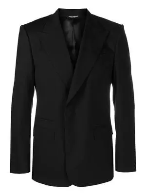 Dolce & Gabbana Sicilia-fit Double-breasted Blazer - Black