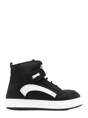Dsquared2 Two-tone High-top Sneakers - Black