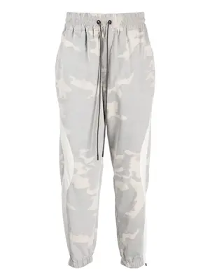 MOSTLY HEARD RARELY SEEN Corduroy Camouflage-print Track Pants - Grey