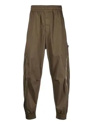 Stone Island Compass-Patch Trousers Green