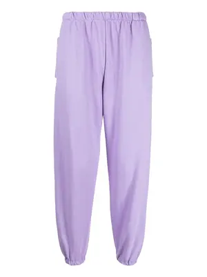 Natasha Zinko Box-shaped Pocket-detail Trousers - Purple