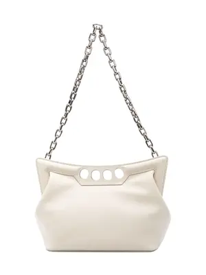 Alexander McQueen The Peak Mini Bag - White