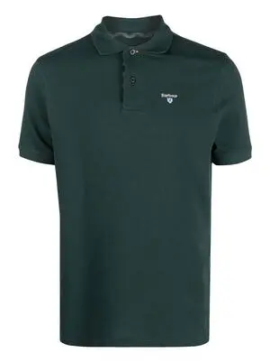 Barbour Embroidered-logo Polo Shirt - Green