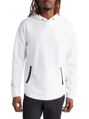 SWANNIES Camden Hooded Pullover - White-black