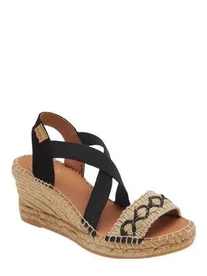 TONI PONS Susa Espadrille Wedge Sandal - Negre/black
