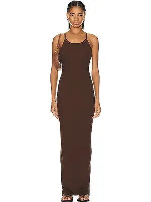 Eterne Eterne Tank Maxi Dress Chocolate