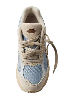 NEW BALANCE 2002r Suede Sneakers Grey/sky Blue