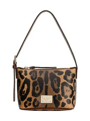 Dolce & Gabbana Leopard-print Crespo Dg Shoulder Bag - Multicolor