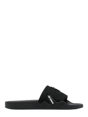 Raf Simons Astra Logo Slides - Black
