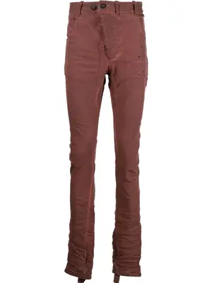 Boris Bidjan Saberi Slim-cut Denim Jeans - Red