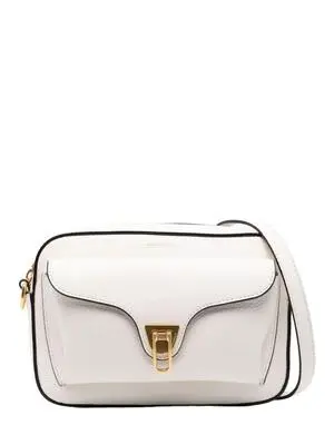 COCCINELLE Beat Leather Crossbody Bag - White