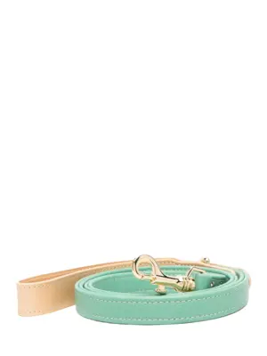 SPORTY & RICH Leather Pet Lead - Green