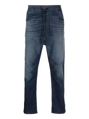 DIESEL® Drop-crotch Tapered Jeans - Blue