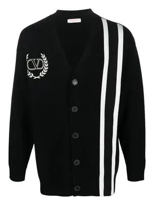 VALENTINO VLogo Signature Virgin Wool Cardigan