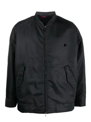 Valentino Garavani Zip-up Bomber Jacket - Black
