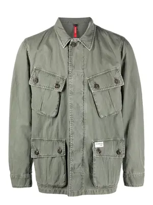 FAY Cargo-pocket Jacket - Green