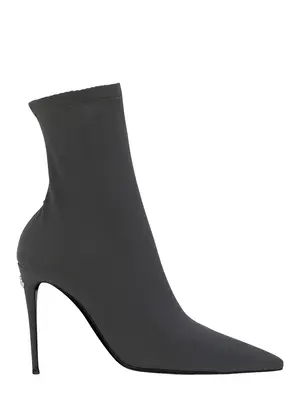 Dolce & Gabbana Sock Ankle Boots - Grey