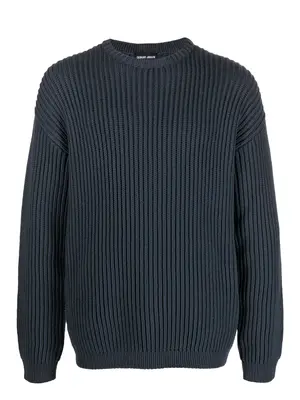 Giorgio Armani Chunky-knit Jumper - Blue