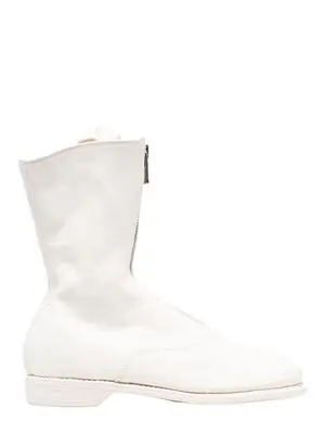 Guidi Leather Boots - White