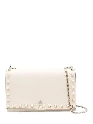Valentino Garavani Rockstud Clutch - White