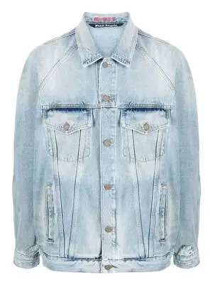 Palm Angels Sunset Denim Jacket - Blue