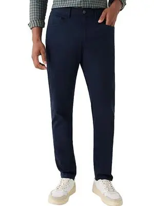 Faherty Brand Movement Coolmax Regular Fit Pants - Navy