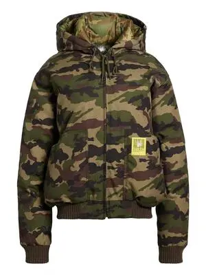 Brumal Camouflage Shell Down Jacket - Army Green