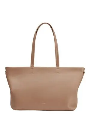 Cuyana Small Easy Zipper Tote Bag - Cappuccino
