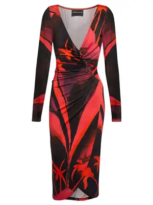 LOUISA BALLOU Summer Solstice Midi Dress - Multicoloured