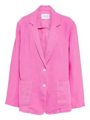 Velvet By Graham & Spencer Cassie Linen Blazer - Pink