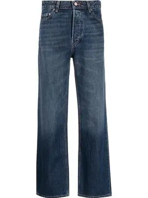GANNI Wide Leg Jeans - Blue