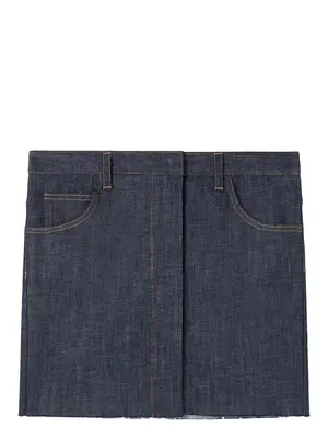 AZ FACTORY X Lutz Huelle Denim Skirt - Blue