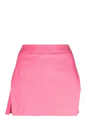 Palm Angels Stripe-detail A-line Mini Skirt - Pink