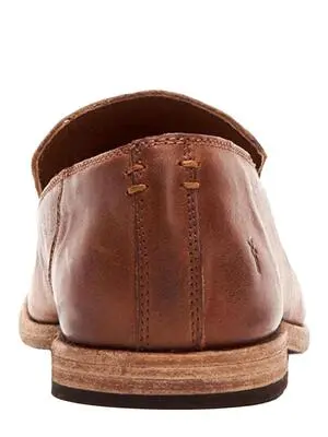 THE FRYE COMPANY Men & Apos;s Chris Venetian Vintage Leather Loafers Tan